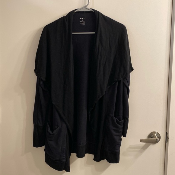 POPFLEX | Sweaters | Popflex Calypso Cardigan In Night Black | Poshmark